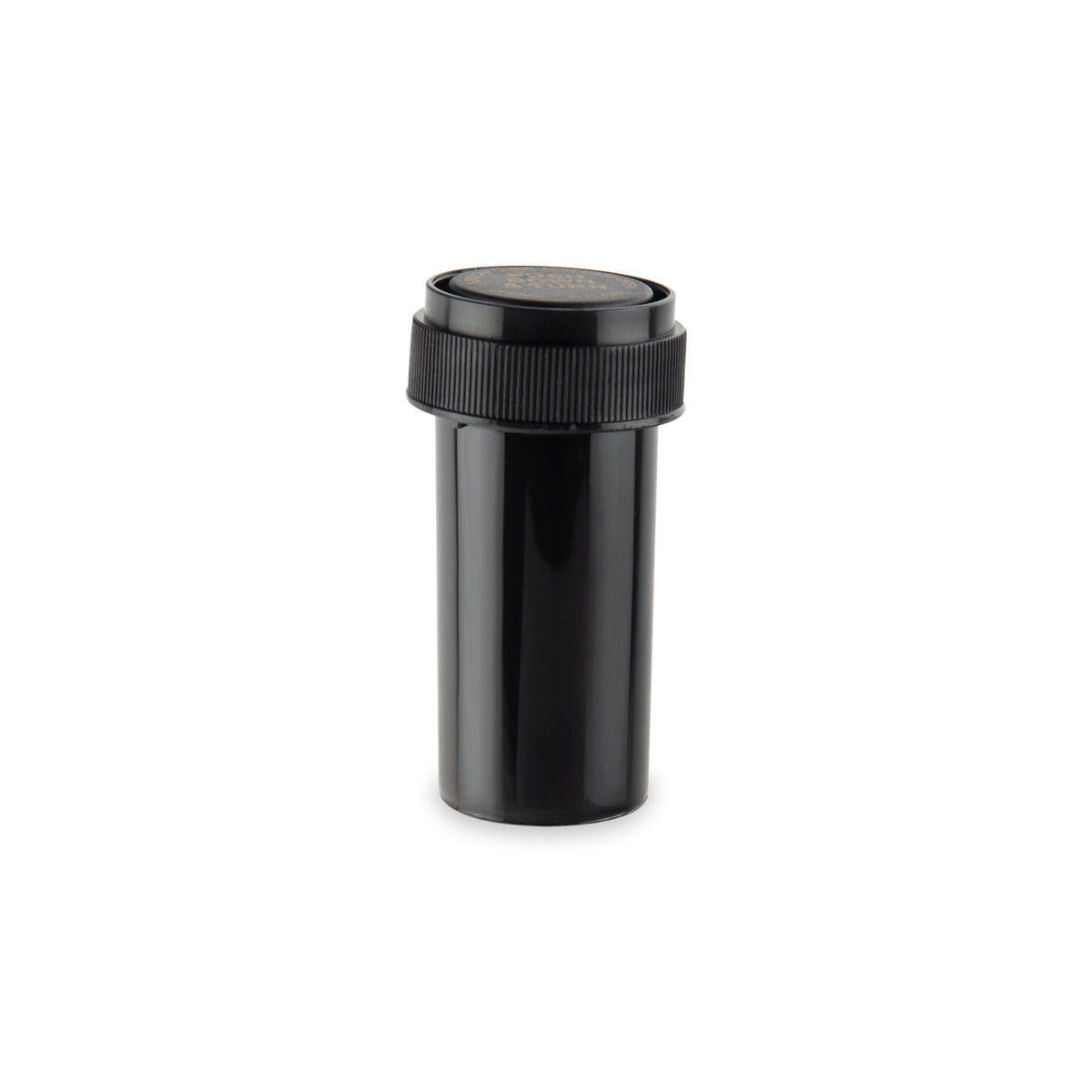 Loud Lock Black Reversible Cap Vials | Loud Lock Packaging.
