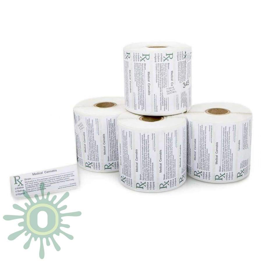 Generic Rx Medical Marijuana Compliant Labels | Loud Lock Packaging.